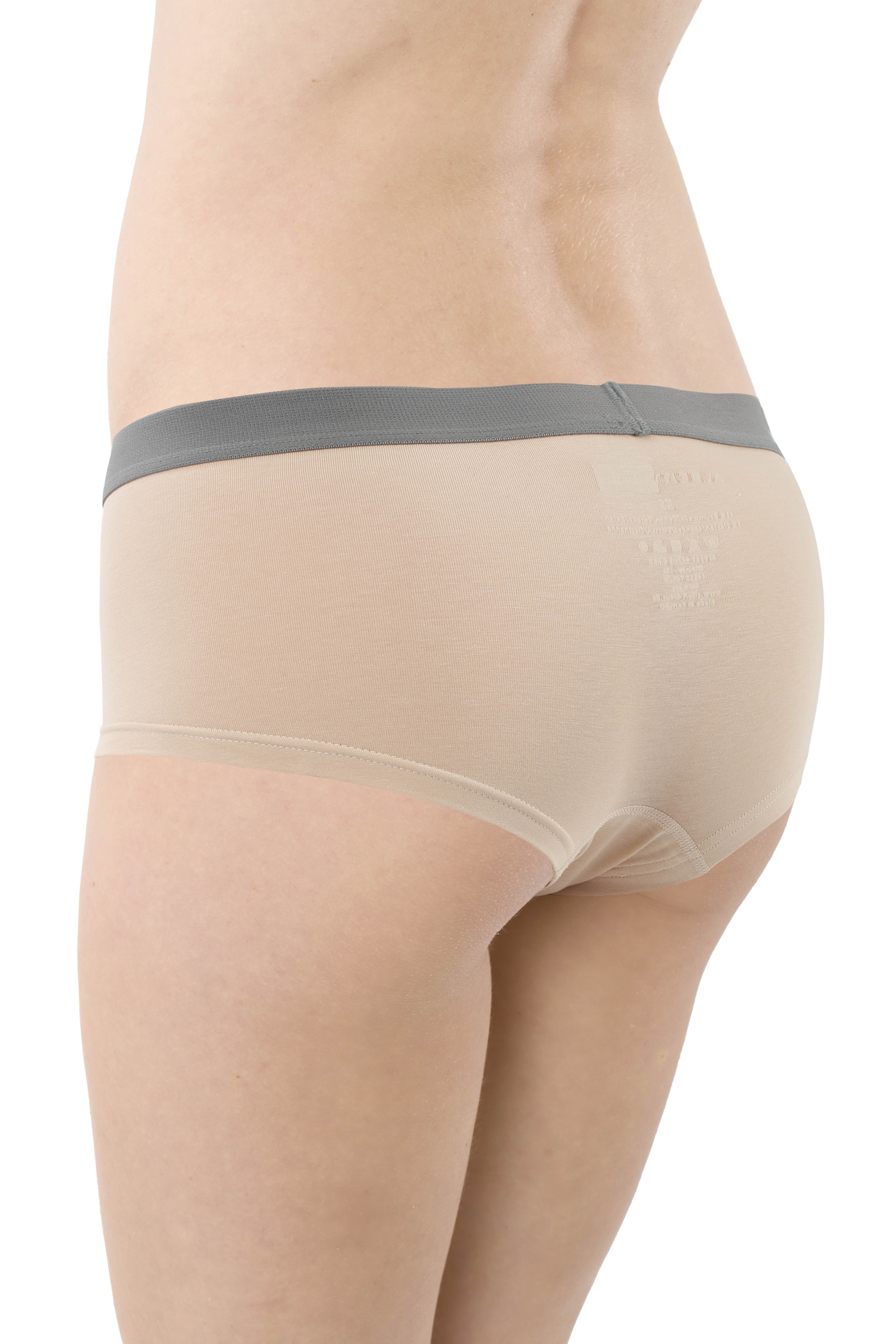 ALBERT KREUZ | Women's boyshort panty stretch cotton beige ALBERT KREUZ | Women's boyshort panty stretch cotton beige